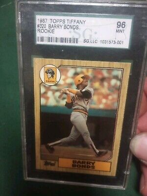 1987 Topps Tiffany #320 Barry Bonds Rc Mint 9 | eBay