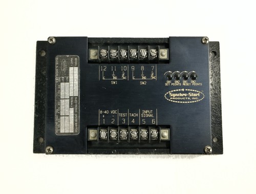 SYNCHRO START ESSE-2LL ELECTRONIC SPEED SWITCH SA-3678-LL | eBay