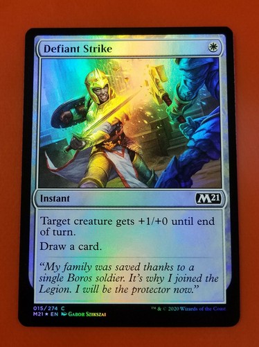 1x Defiant Strike | FOIL | M21 Core Set 2021 | MTG Magic Cards | eBay