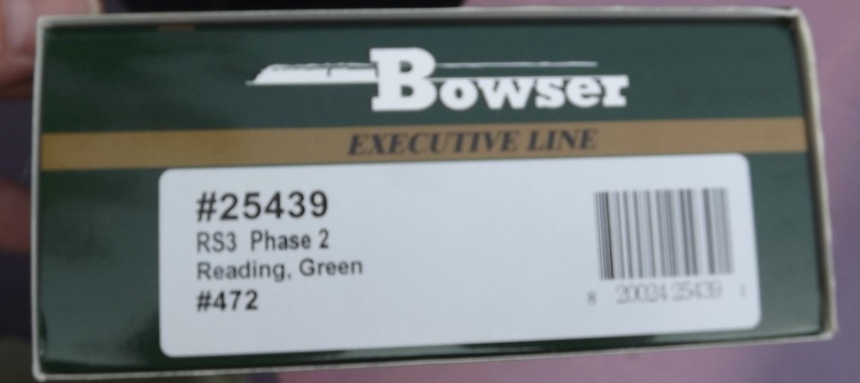 Alco RS3 Reading 467 472 HO Bowser Choice Number New 2025 DC Silent | eBay