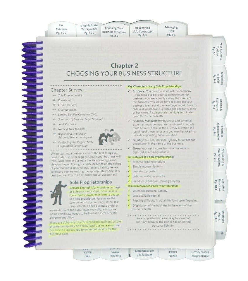 Highlighted and Tabbed - NASCLA Contractors Guide to Business Virginia ...