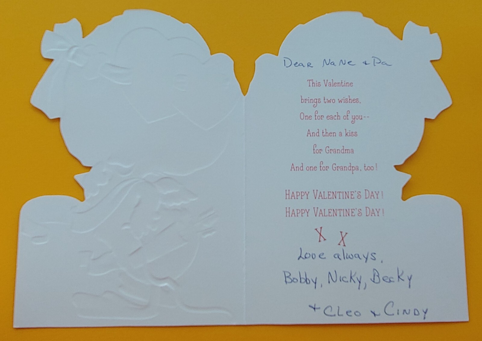 Vtg Hallmark Valentine's Day Die Cut Red Bird Cupid XO Used Card | eBay