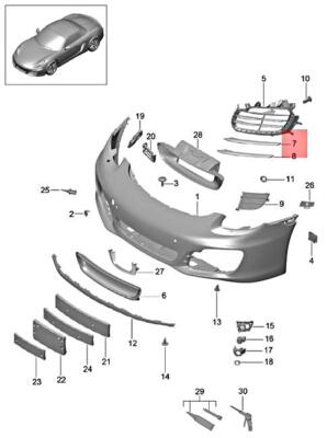 Genuine PORSCHE Boxster 981 Disc Right primed 98150576400G2X | eBay