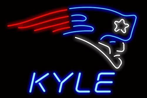 New England Patriots Kyle 17"x14" Neon Sign Lamp Light Beer With Dimmer ...