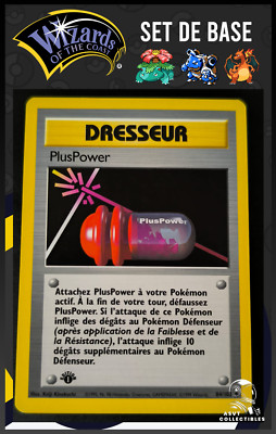 PlusPower 84/102 Edition 1 Ed 1 Base Set Wizards Pokemon Card FR | eBay