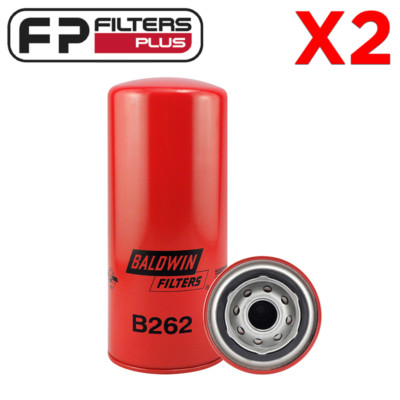 2 x B262 Baldwin USA Oil Filter - LF4054, P763577, Z129, C6217, C52100 ...