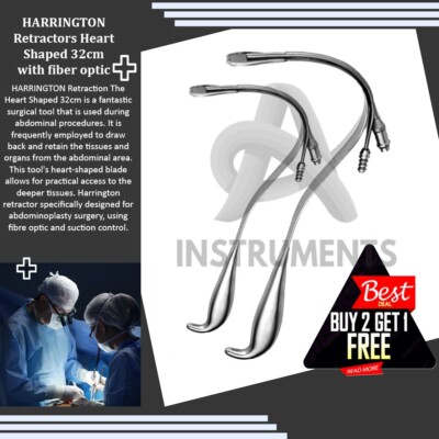 Harrington Retractors Heart-shaped 32cm (Reusable) Excellent Quality ...