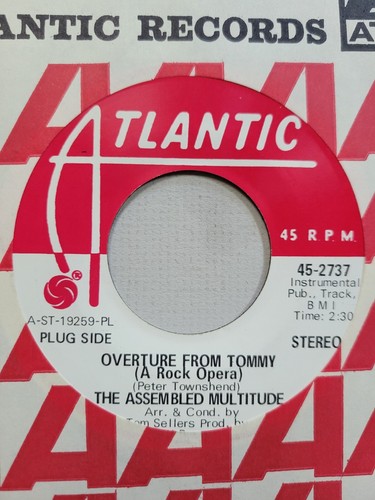 The ASSEMBLED MULTITUDE - Overture From Tommy (A Rock Opera) NM | eBay