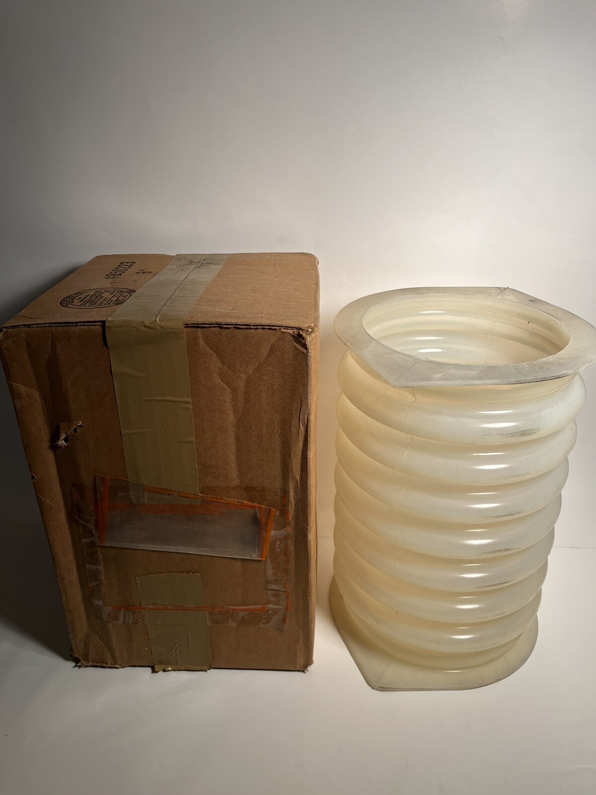 Rotex 6x10.5” Connecting Sleeve Clear Silicone Flexible Spout Bellow ...