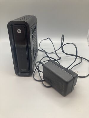 Motorola/ARRIS SURFBOARD MODEL SB6121 CABLE INTERNET MODEM with POWER ...