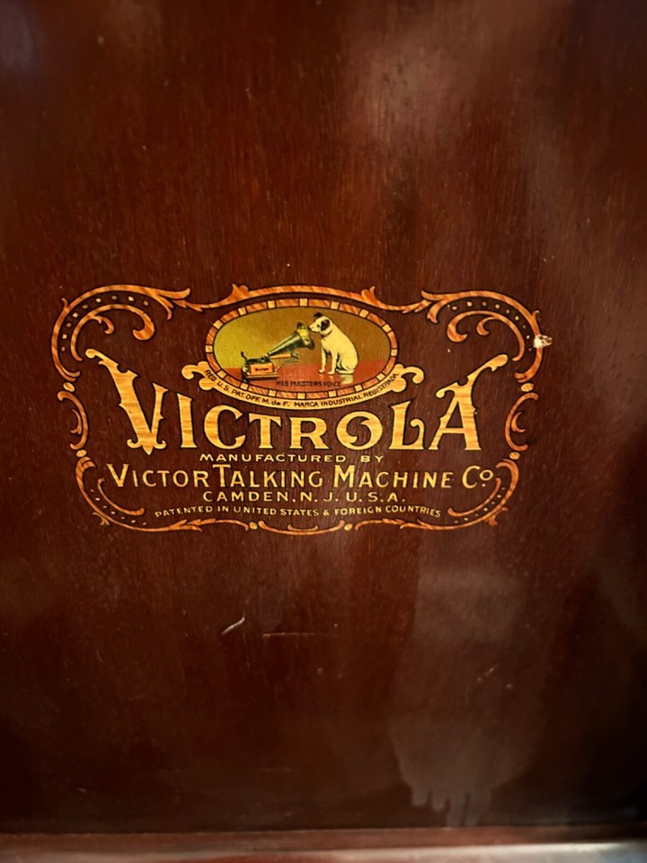 Antique VICTOR VICTROLA PHONOGRAPH VV-Xi TALKING MACHINE Record Player ...