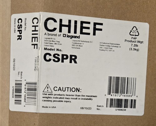 Chief Proximity CSPR Component Storage Panel Black *** | eBay