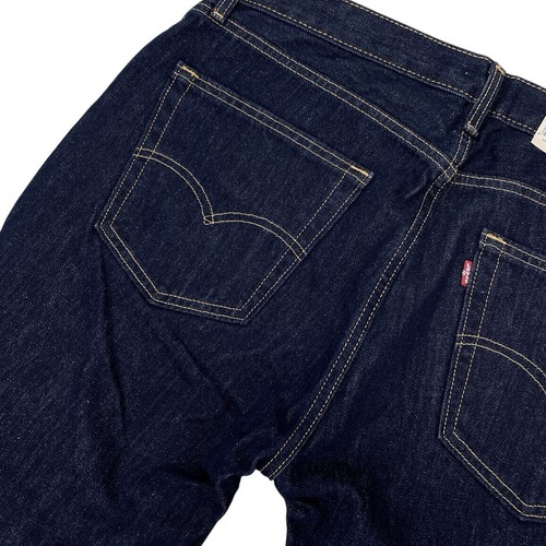Levi's 505 Regular Fit Men's Jeans 'Rinse' Dark Wash 100% Cotton Denim ...