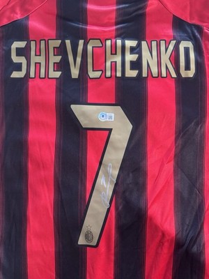 Andriy Shevchenko Signed AC Milan Jersey • Beckett BK16619 ...