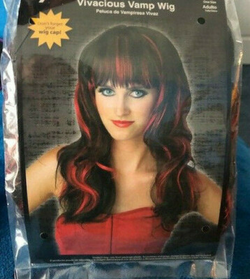 VIVACIOUS VAMP WIG (Adult) (NEW IN PKG) | eBay