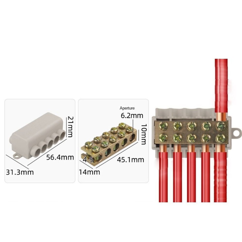 Splitter Wire Connector High Power Branch Terminal | eBay