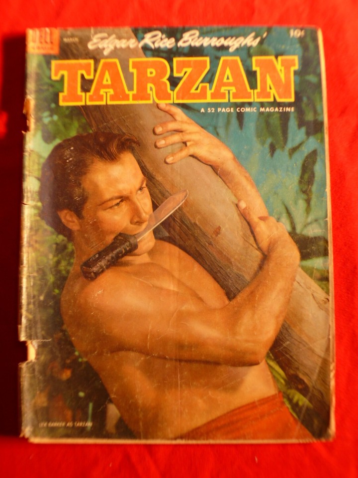 TARZAN COMICS GOLDEN AGE Nine (9) DELL Issues 1953 - 1955 Condition Good | eBay