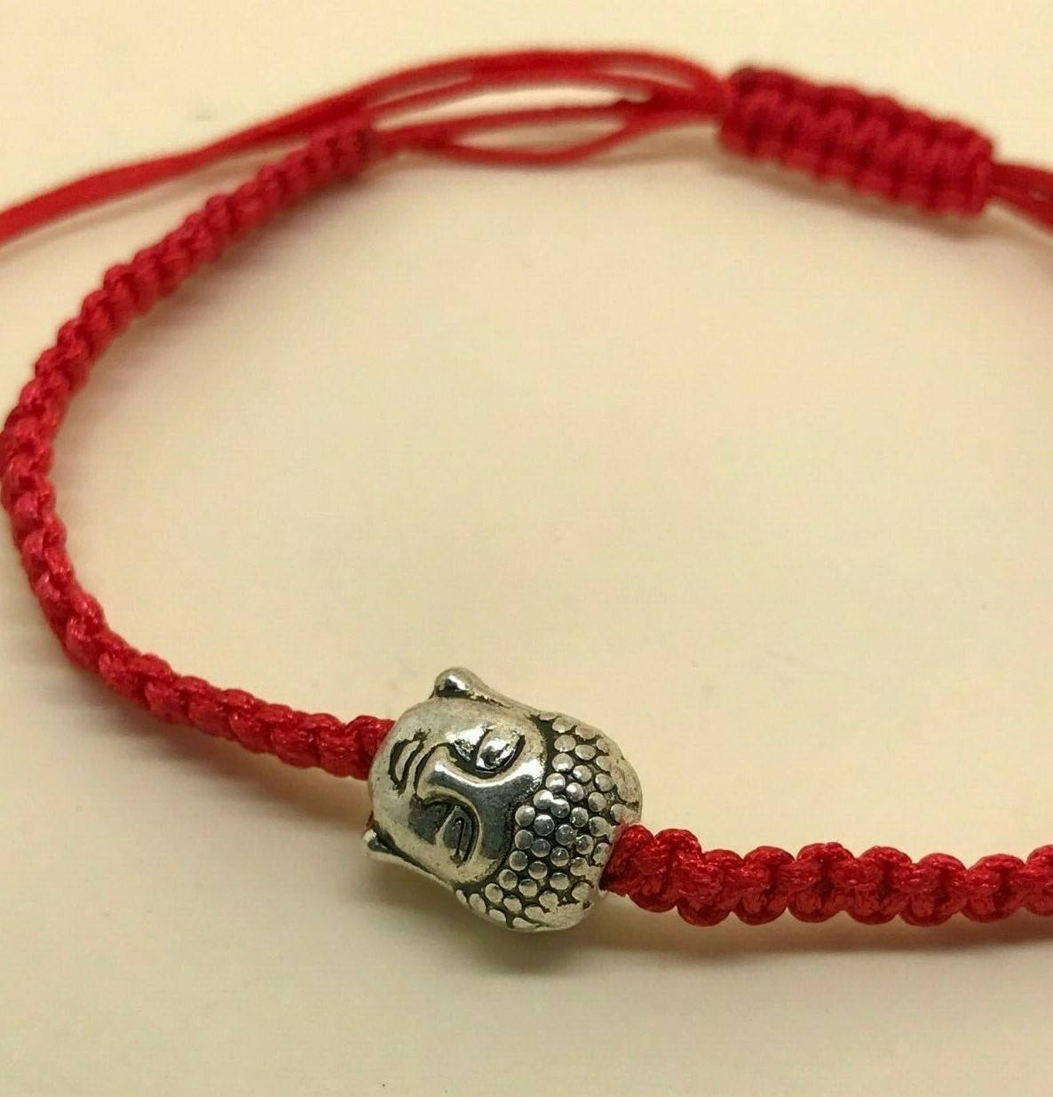 Buddha Red Macrame Bracelet Unisex | eBay