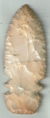 early man indian artifact stone GRAHAM CAVE arrowhead or spear point ...