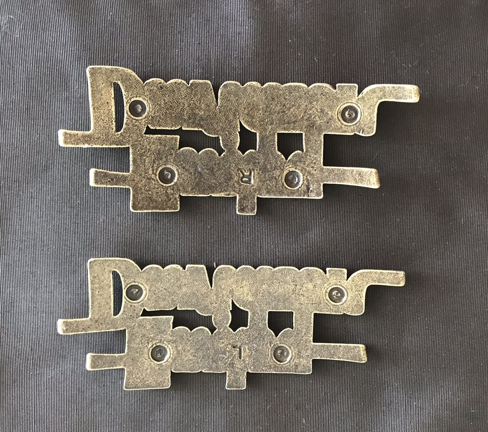 HARLEY-DAVIDSON MOTORCYCLES BRASS EMBLEM MEDALLION PLAQUE FUEL TANK ...