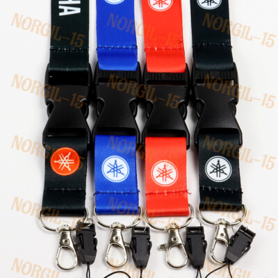 For Keychain YAMAHA Racing Biker Lanyard Motorcycle Key chain Strap Tag ...