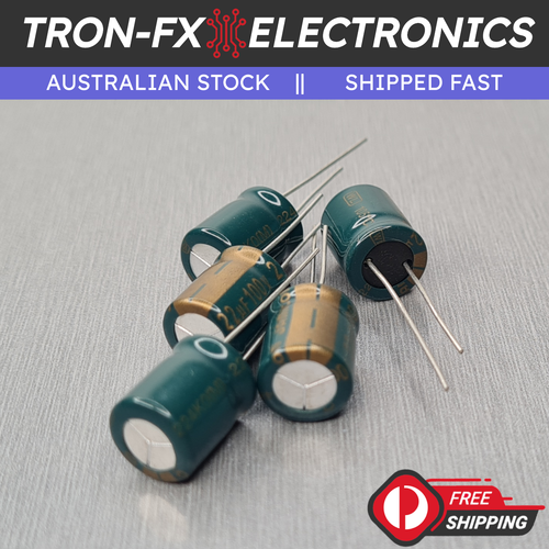 5PCS 22uF 100V Mini Low Impedance PCB Electrolytic Capacitor WL Series ...