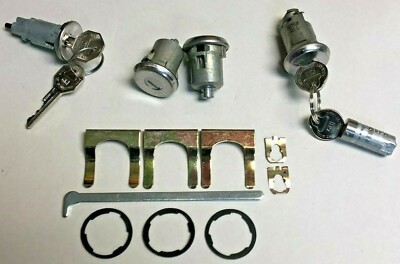 NEW 1968 GTO, Tempest & LeMans Complete OE Style Lock Set with GM keys ...