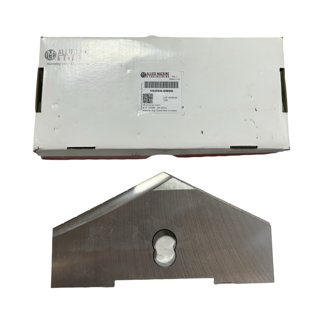 Allied Machine 8" HSS Spade Drill Insert H8 Series 11/16" Thickness USA ...