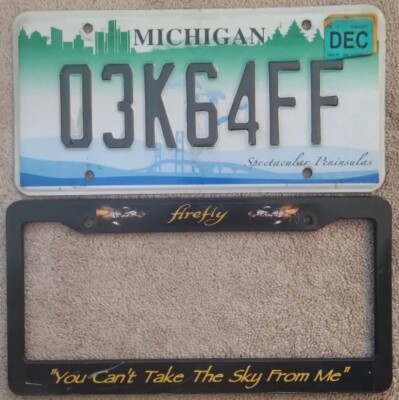 2020 Michigan Vanity License Plate 03K64FF - Firefly | eBay