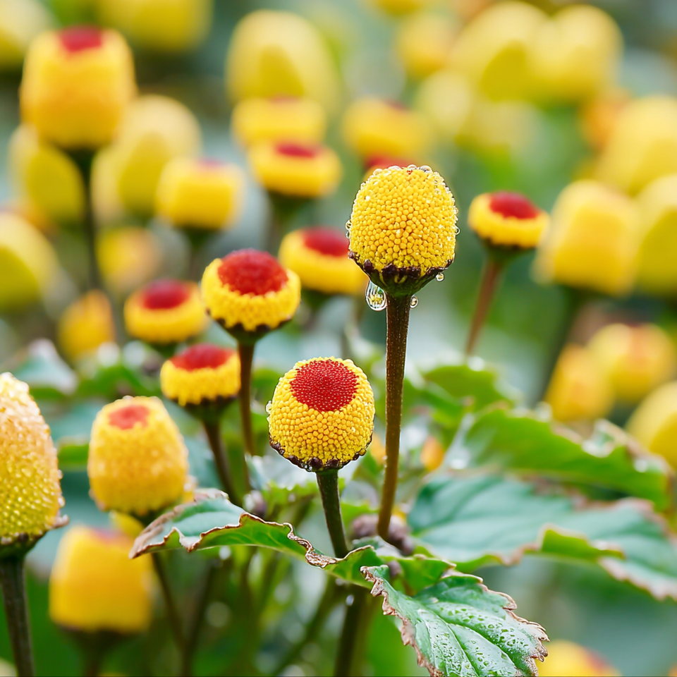 Toothache Plant 200 Seeds | Spilanthes Oleracea, Eyeball Plant ...