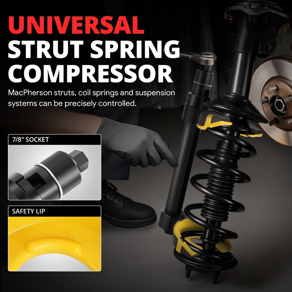 Interchangeable Macpherson Fork Strut Coil Spring Compressor Extractor ...