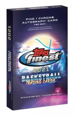 2021 TOPPS FINEST NBA BASKETBALL FACTORY SEALED HOBBY BOX Pre-Sale | eBay