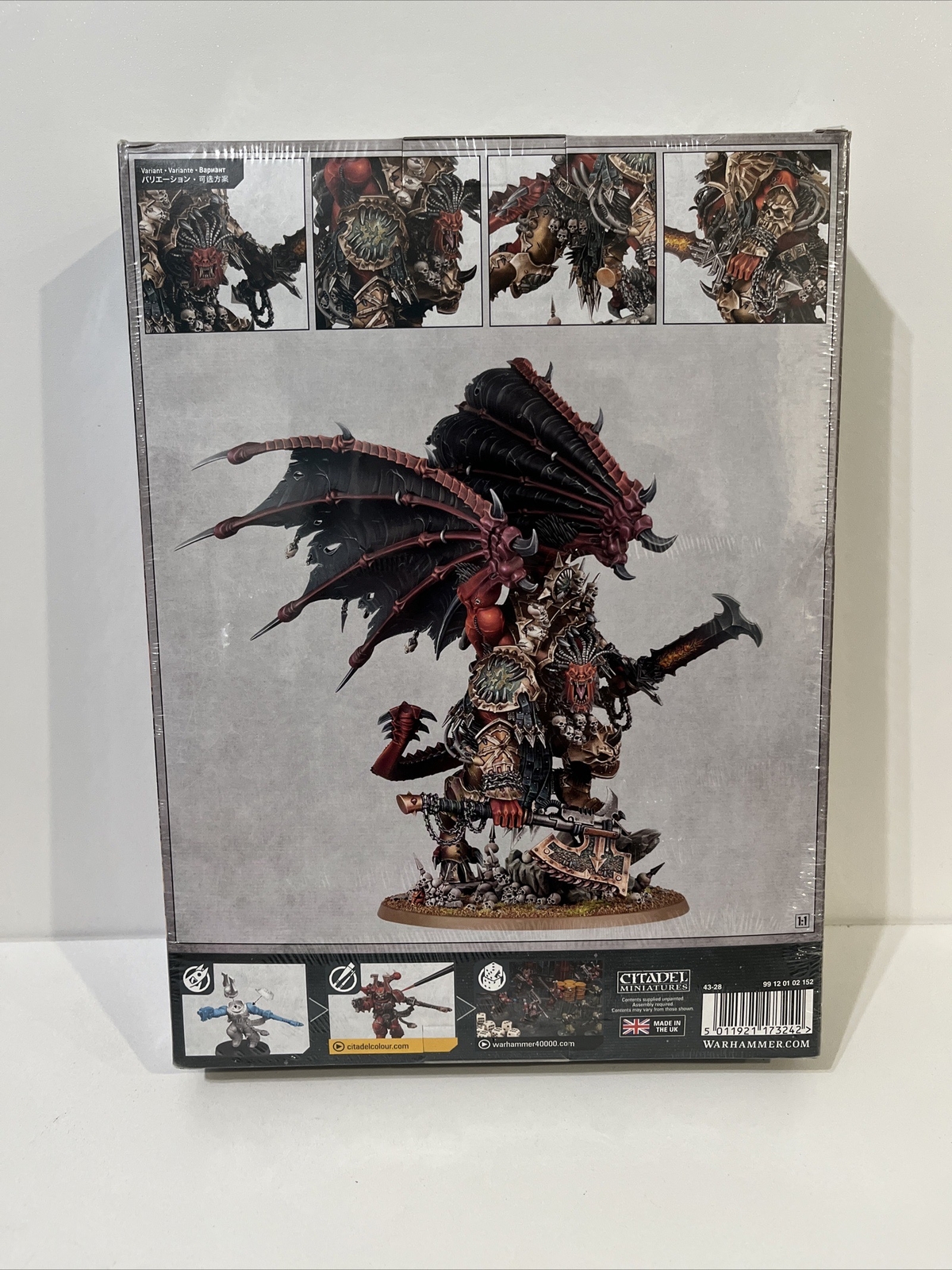 Games Workshop Warhammer 40K World Eaters Angron Chaos Daemon Primarch ...