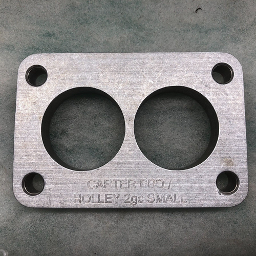 Carter BBD or Holley 2GC spacer - 1/2" alum | eBay