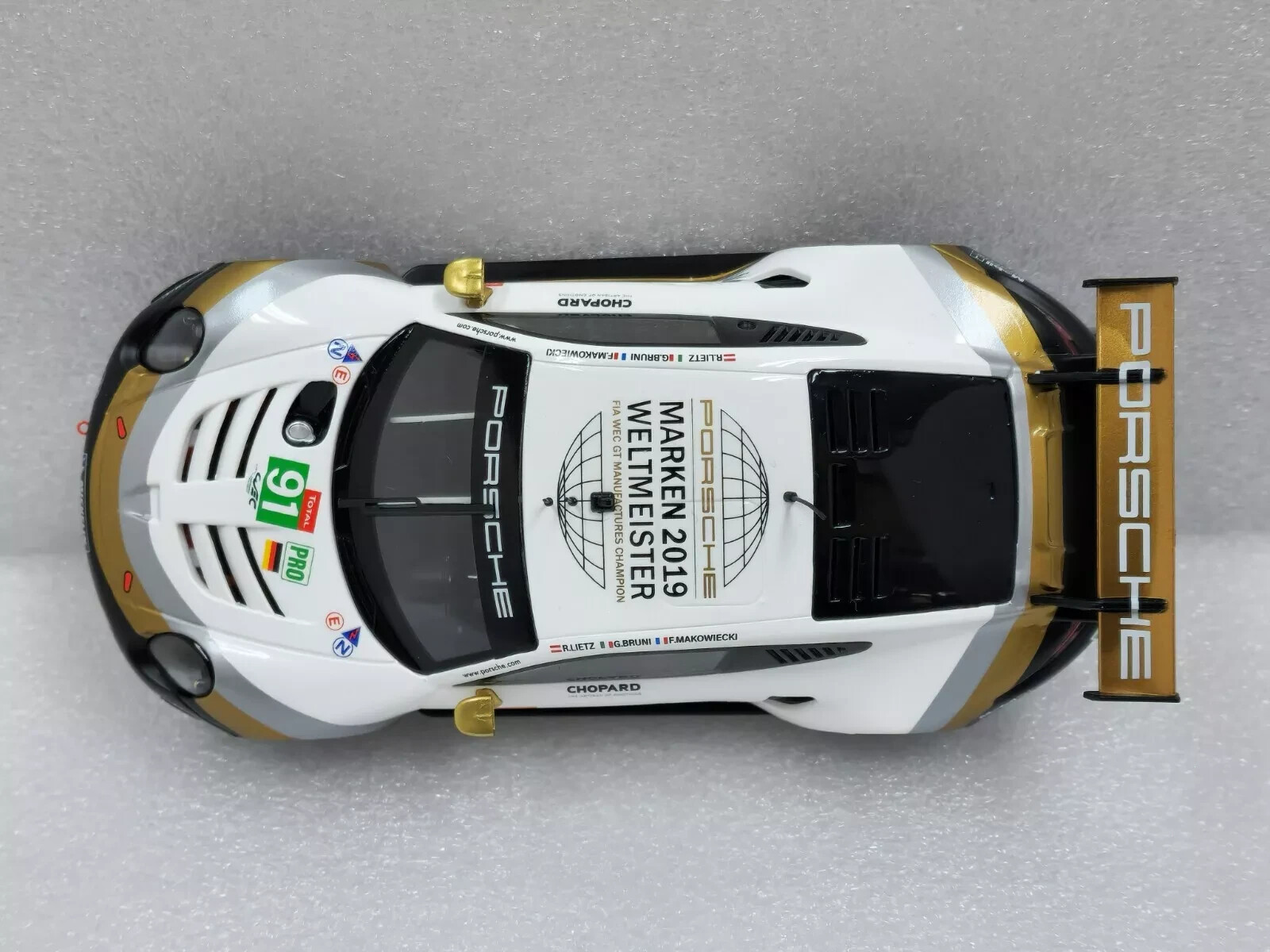 Scaleauto SC-6293R Porschee 911 GT3 RSR 24h LeMans 2019, #91 New 1:32 ...