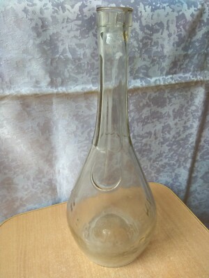 Antique bottle OLD RARE Vintage LWOW 1L Lemberg J.A Baczewski Fondee ...