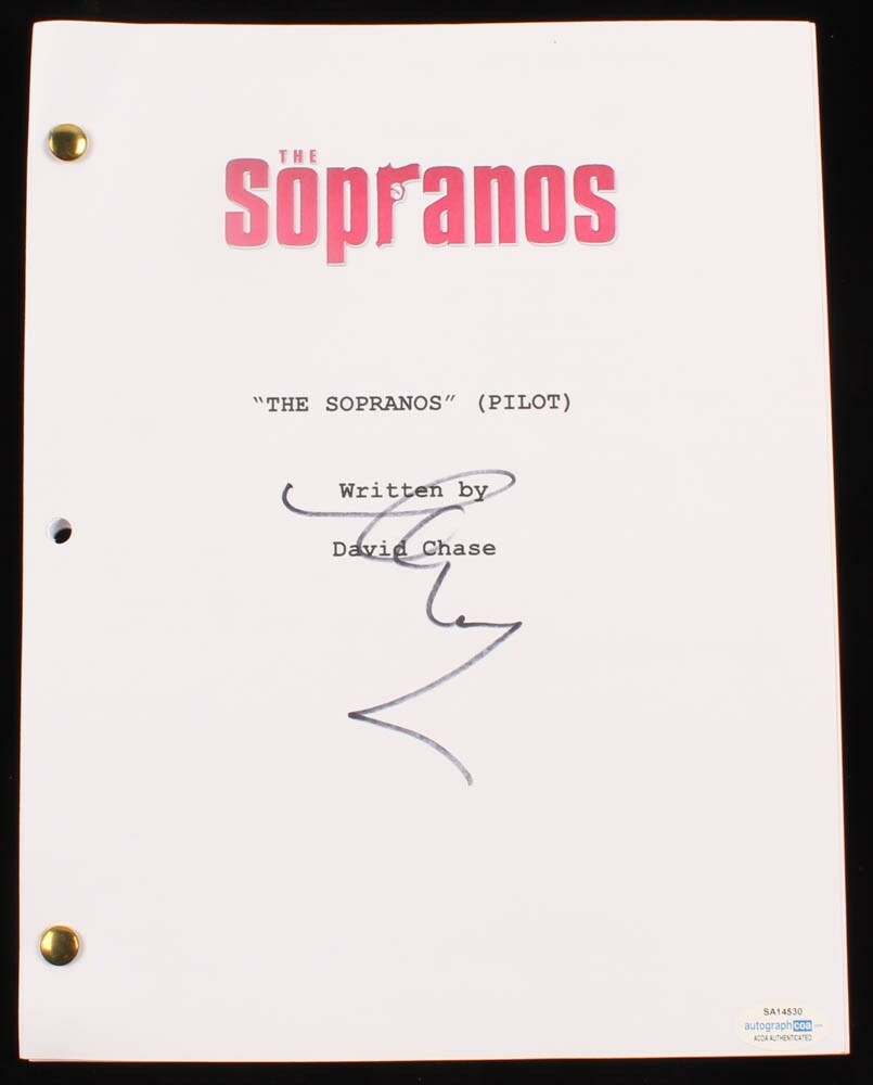 Steve Schirripa Signed "The Sopranos (Pilot)" Full Episode Script | eBay