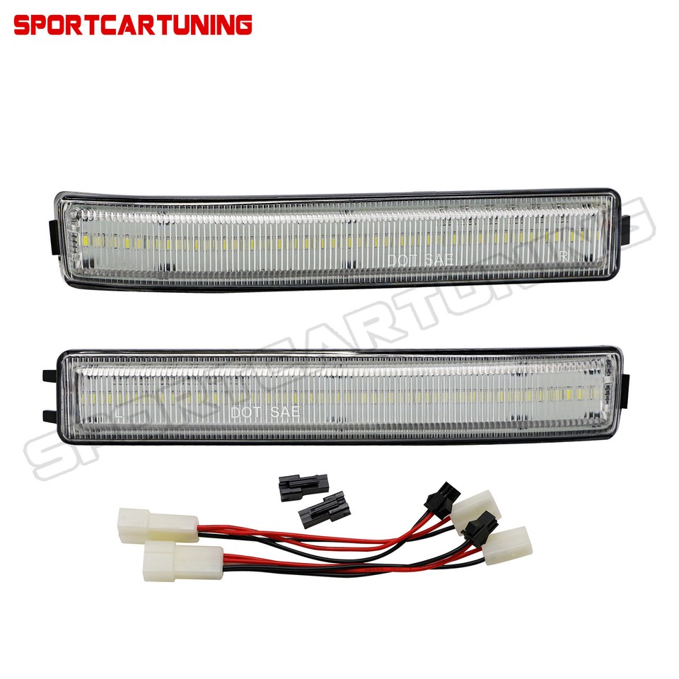 For 09-14 Ford F150 White LED Side Mirror Light Turn Signal Lamp ...