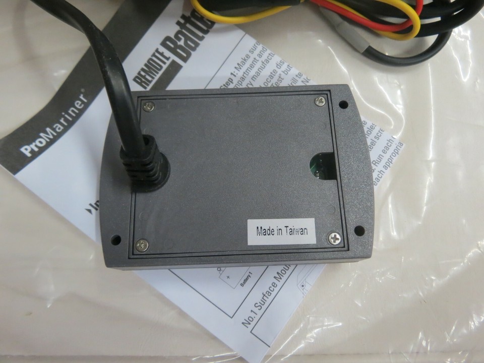 GRADY WHITE *OEM* PROMARINER REMOTE SINGLE BATTERY BANK STATUS MONITOR ...