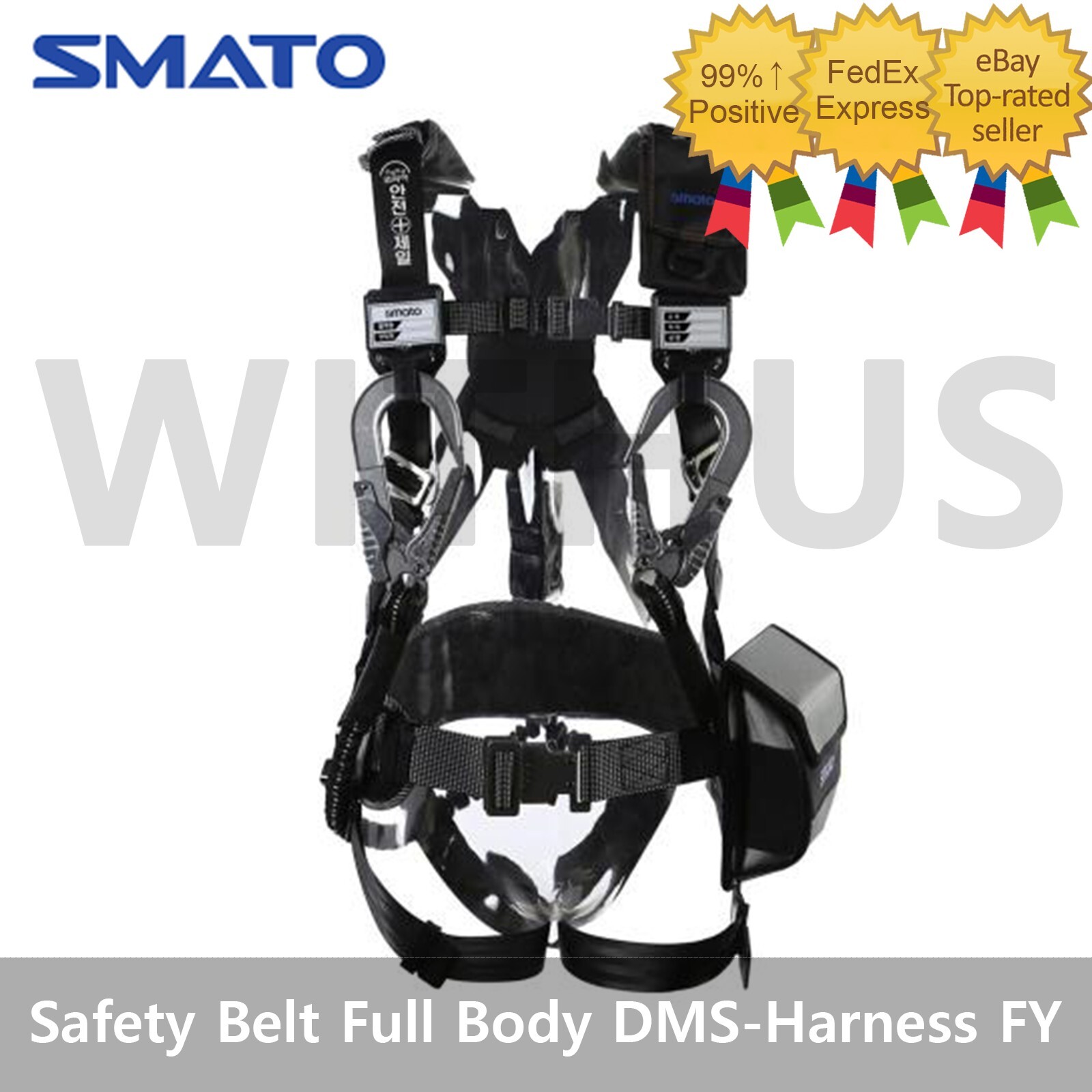 Smato DMS-Harness FY Safety Belt Full Body Y lanyard leg buckle Aerial ...