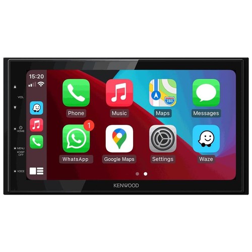 KENWOOD DMX5020S 6.8" Double DIN Car Stereo (45Wx ) Apple CarPlay ...
