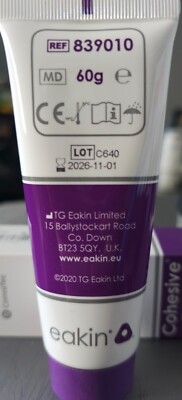 4-Pack CONVATEC Eakin 839010 Cohesive Ostomy Paste 2.1oz/Box Brand New ...