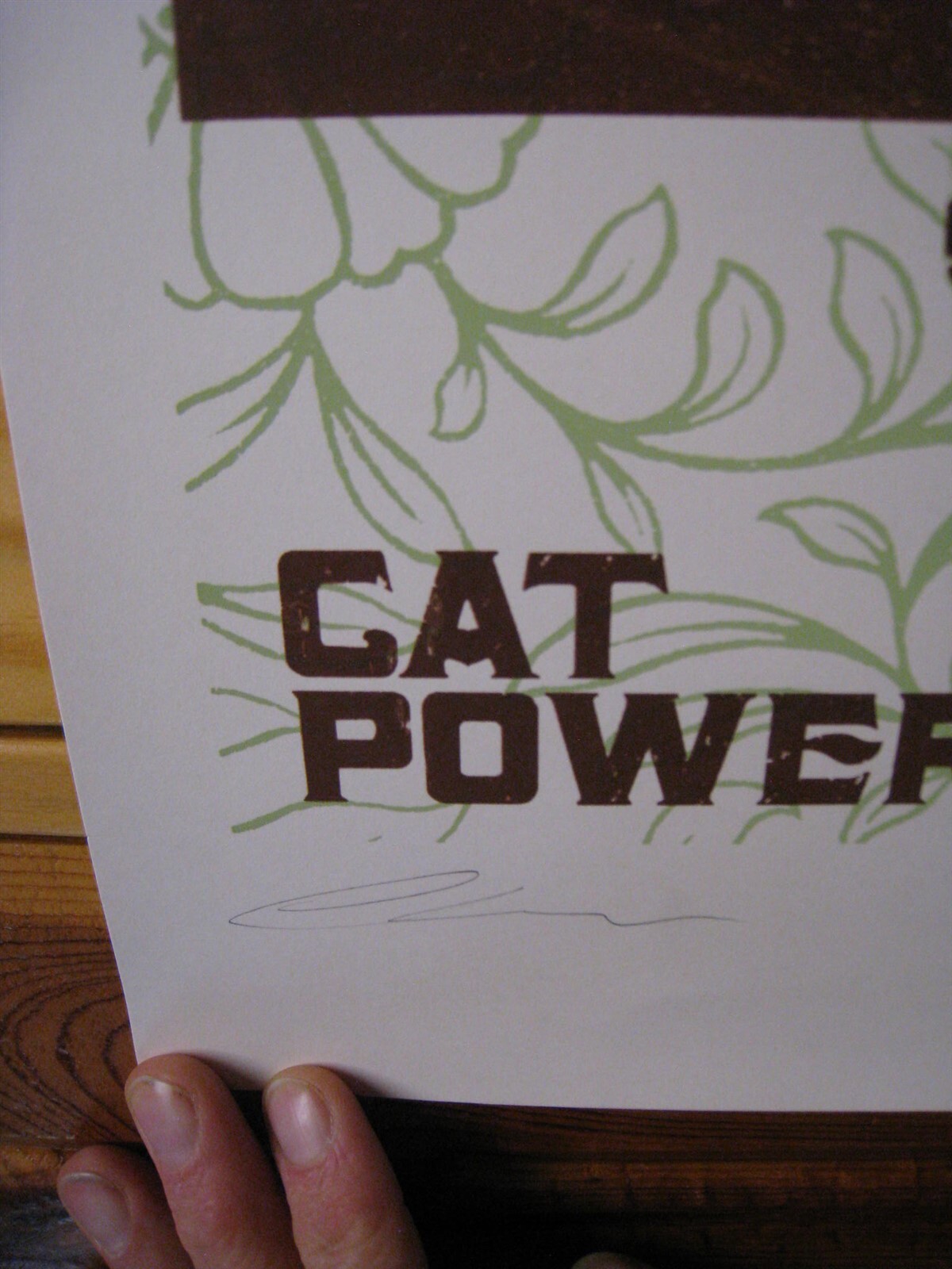 Cat Power Poster Concert Dirty Delta Blues Avalon 2007 | eBay Australia