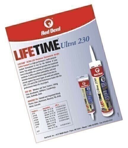 Red Devil 0777 Lifetime Ultra 230 Premium Elastomeric Acrylic Latex ...