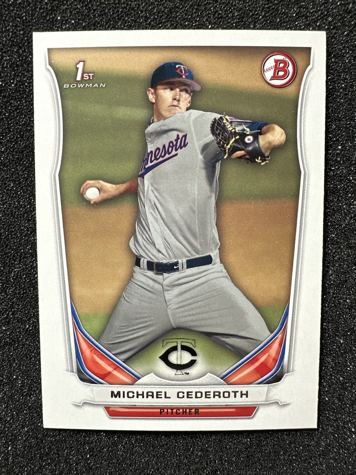 MICHAEL CEDEROTH #DP93 2014 Bowman Draft Picks Paper Rookie/Prospect ...