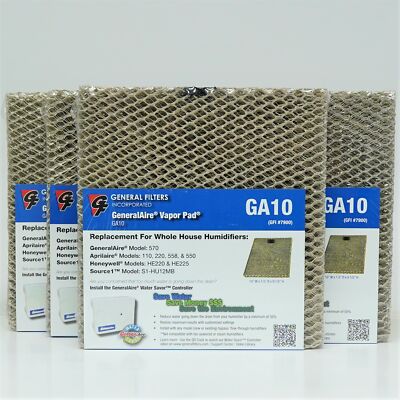 10-4 4PAK #10 for Aprilaire Humidifier 500 550 Water Panel Pad Filter ...