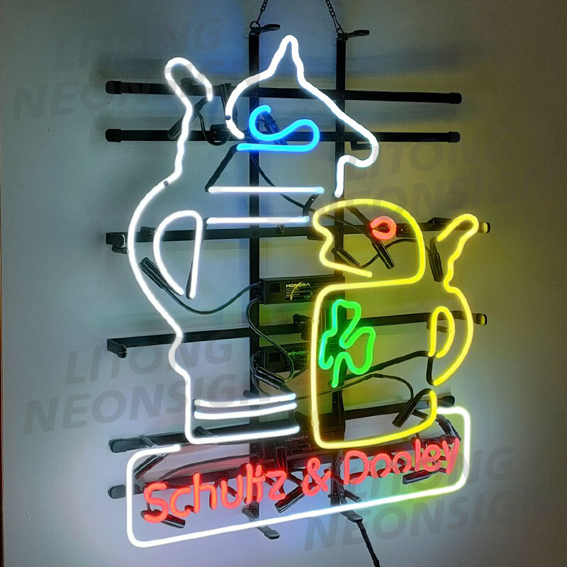 Schultz & Dooley Neon Light Sign 24x20 Beer Bar Store Man Cave Wall ...