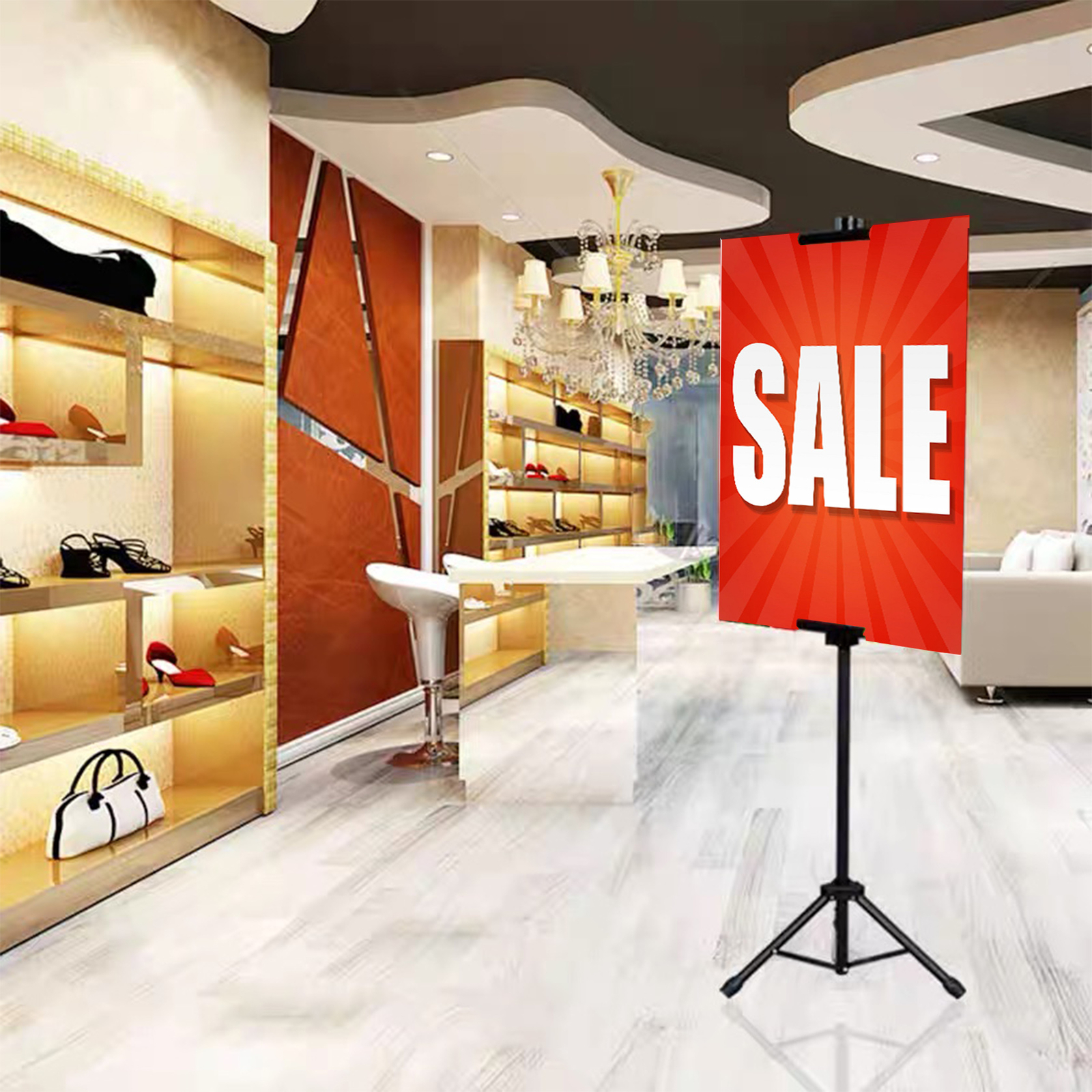 1 pack，Double-side poster foam sign Holder stand for board floor ...