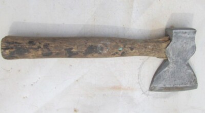 Vintage Collins Red Seal Broad Hatchet / Carpenter Axe / Wood Handle | eBay