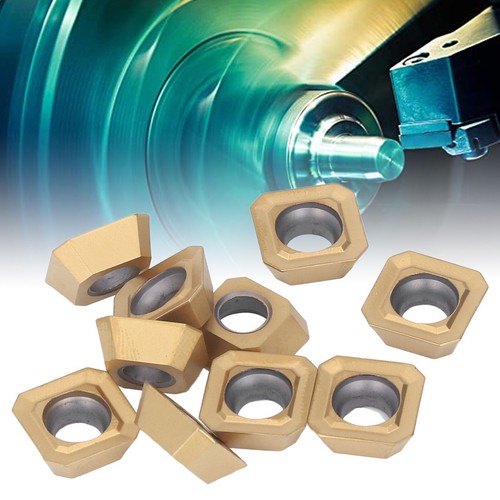 10 Pcs Carbide Milling Insert Coated Wear Resistant CNC Lathe Finishing ...